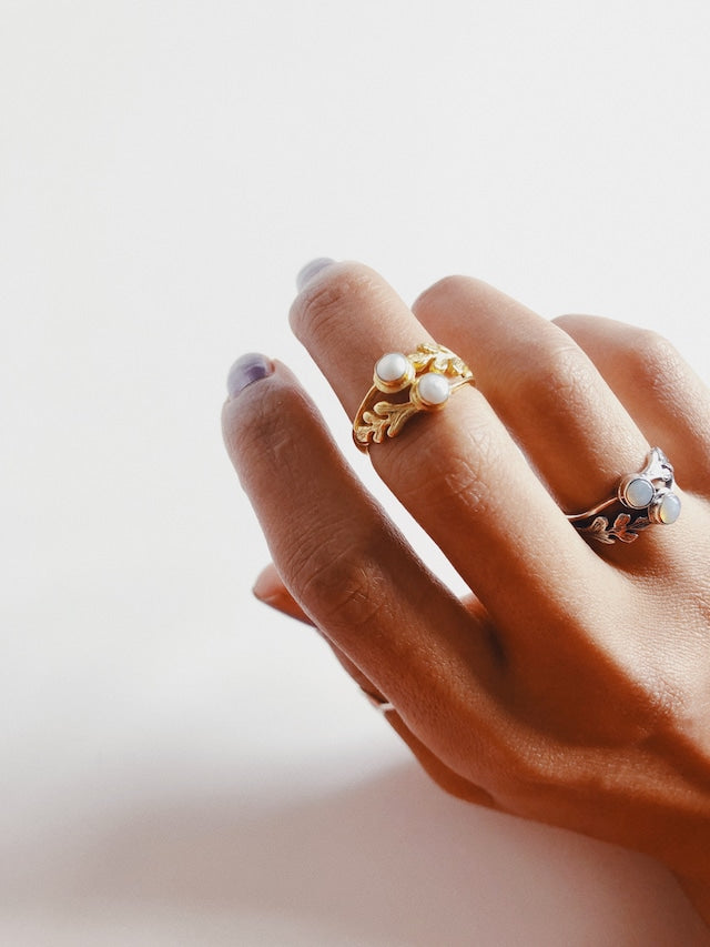 [RDB20021] Botanical Pearl ring (GF) Pre-Order – Yuumi Peralta